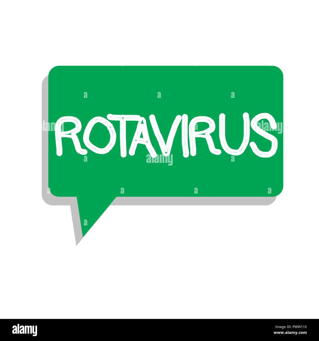 Conceptual hand writing showing Rotavirus. Business photo text Leading ...