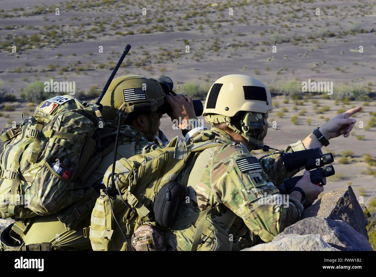Capt. William Palmer, 10th Air support Operations Squadron air liaison ...