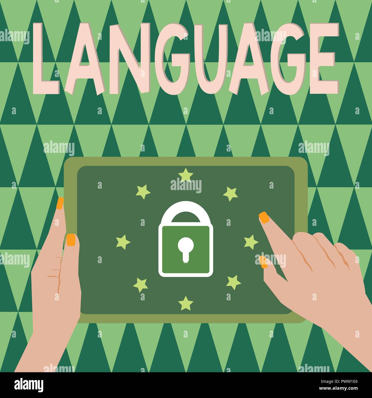 Text sign showing Language. Conceptual photo method huanalysis ...