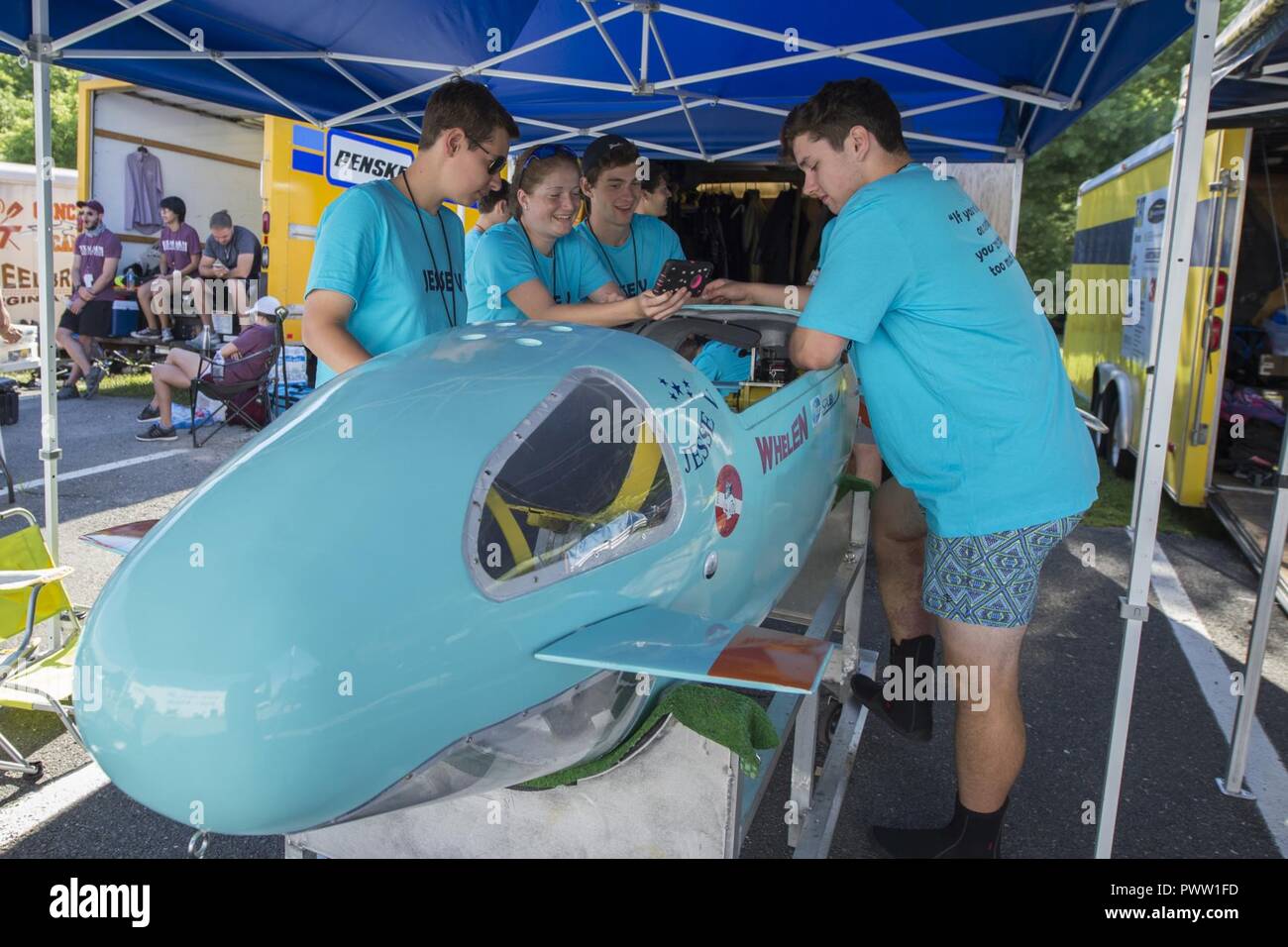 Second day of the International Human-Powered Submarine Races in the ...