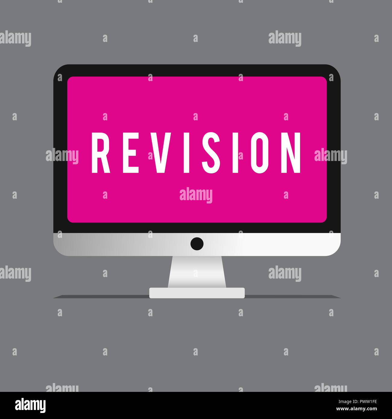 Writing note showing Revision. Business photo showcasing revised ...