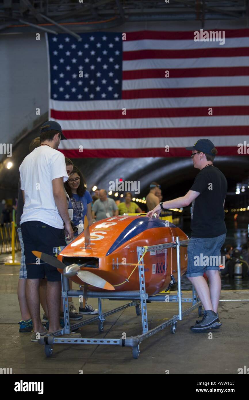 Second day of the International Human-Powered Submarine Races in the ...