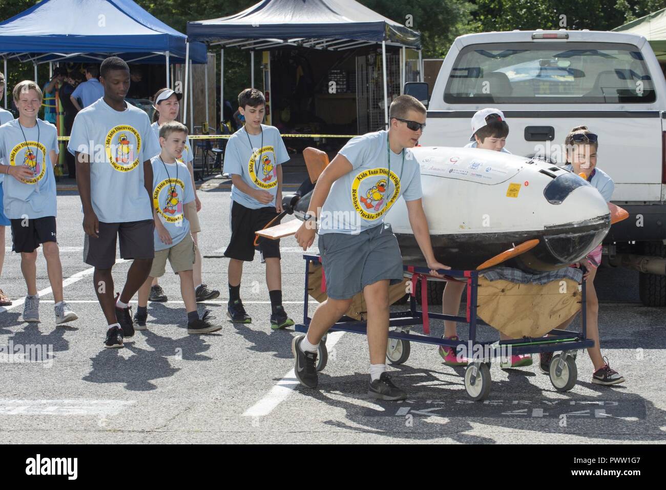 Second day of the International Human-Powered Submarine Races in the ...