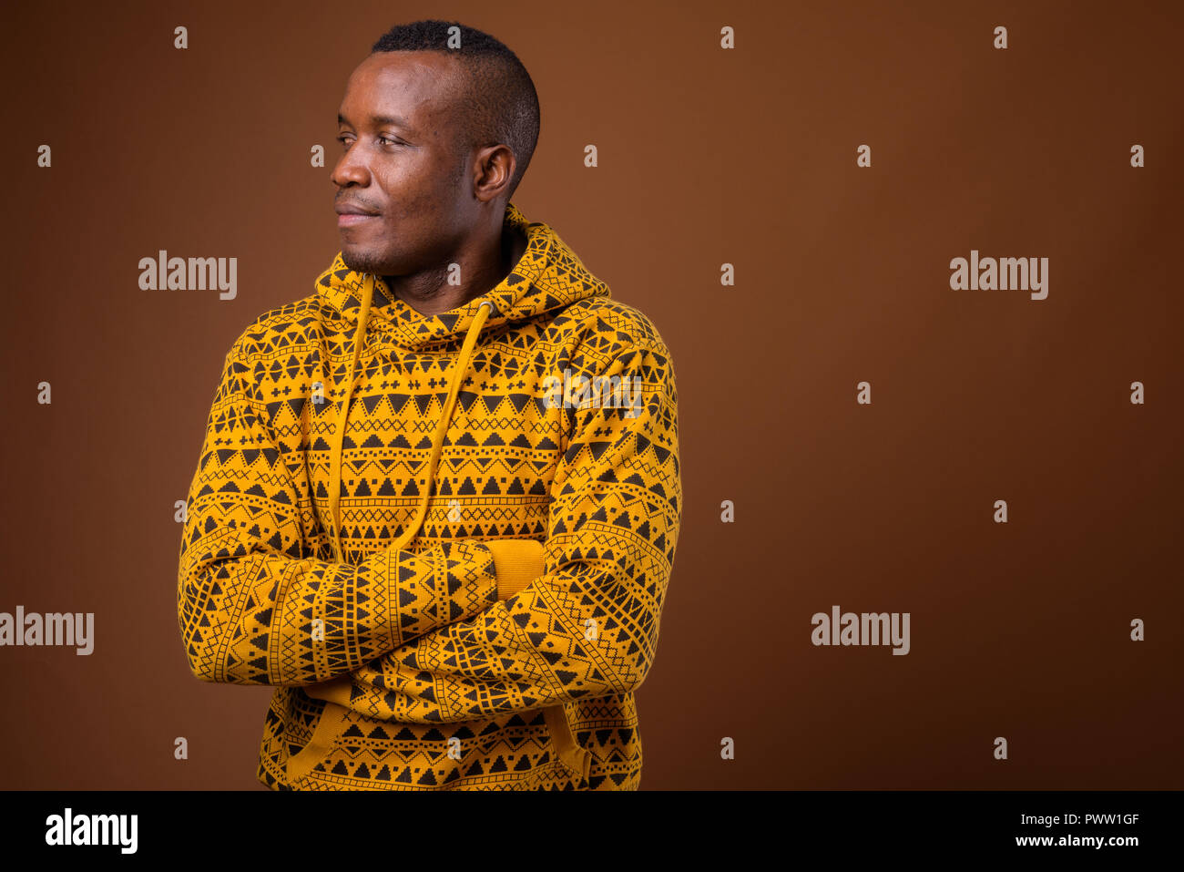 Side view african confident hi-res stock photography and images - Alamy