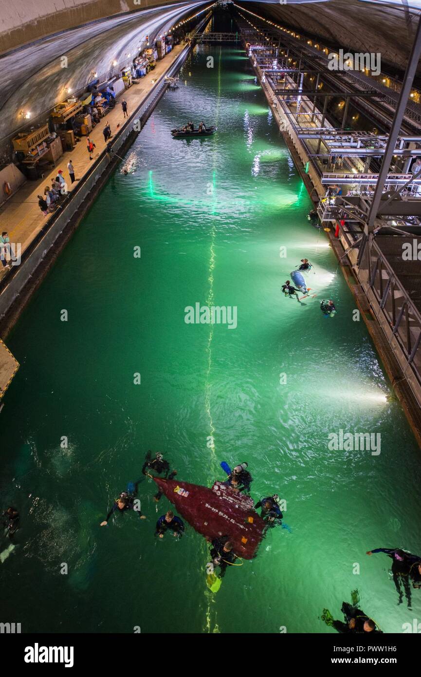 Second day of the International Human-Powered Submarine Races in the ...