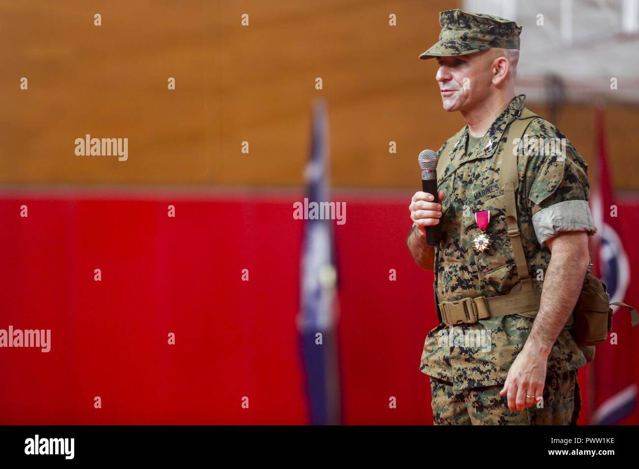 U.S. Marine Corps Col. George G. Malkasian, Commanding Officer of ...