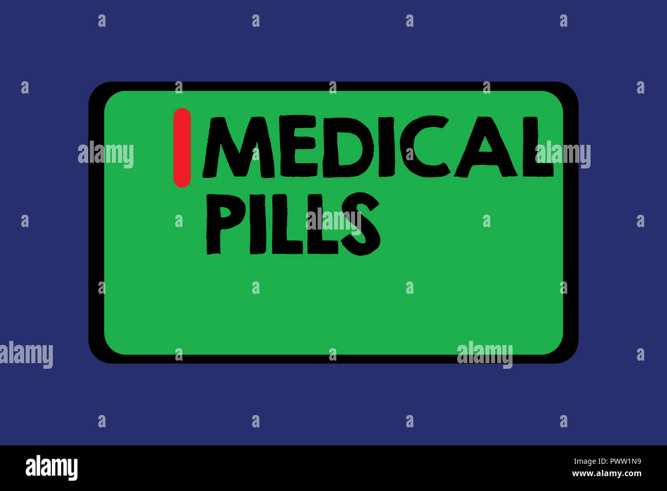 Conceptual hand writing showing Medical Pills. Business photo text Drug ...