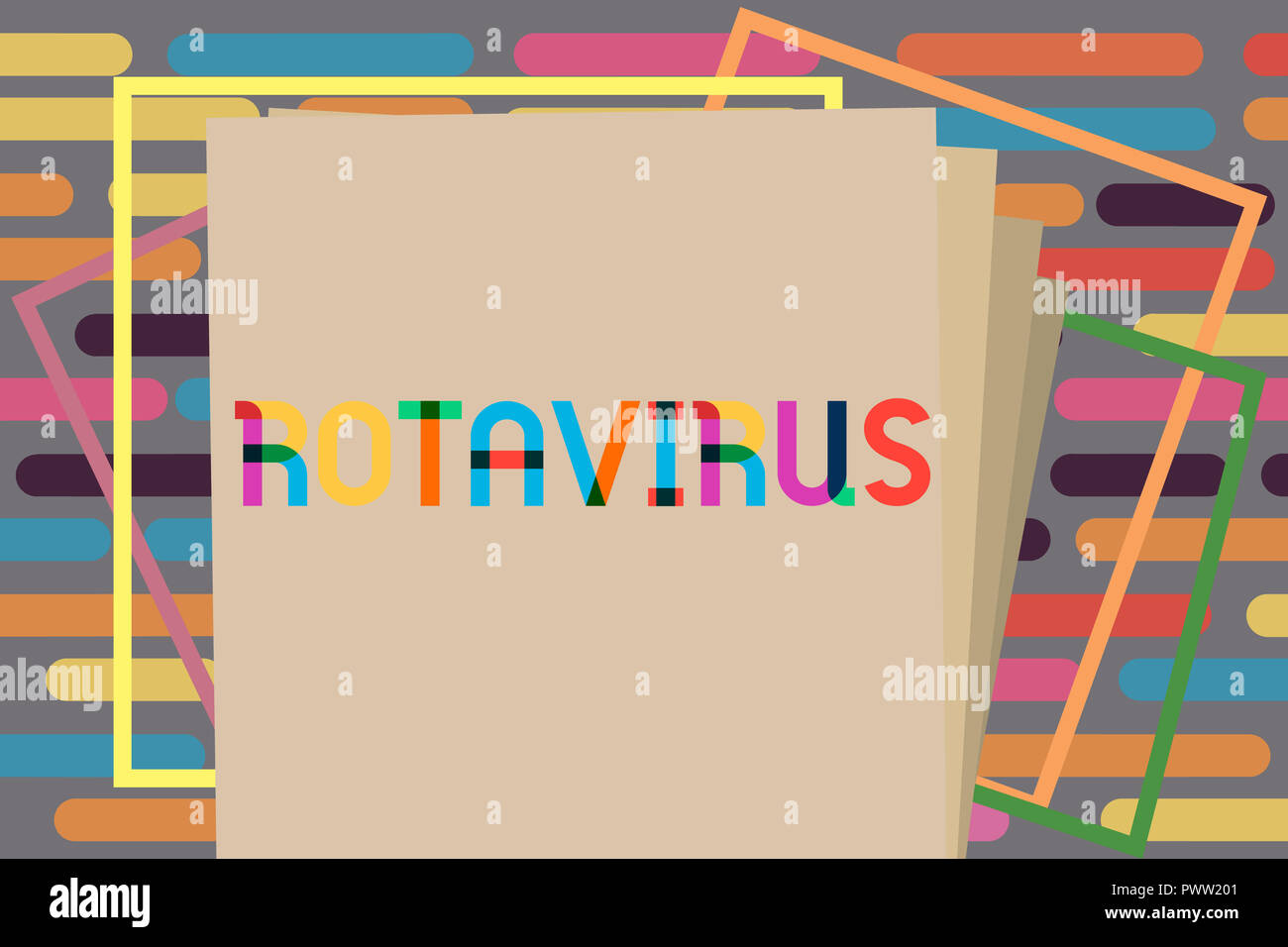 Text sign showing Rotavirus. Conceptual photo Leading cause of severe ...