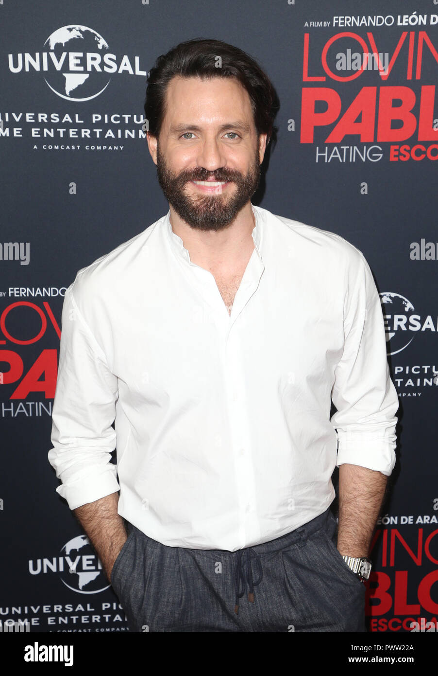Loving Pablo Special Screening Featuring: Edgar Ramirez Where: West ...