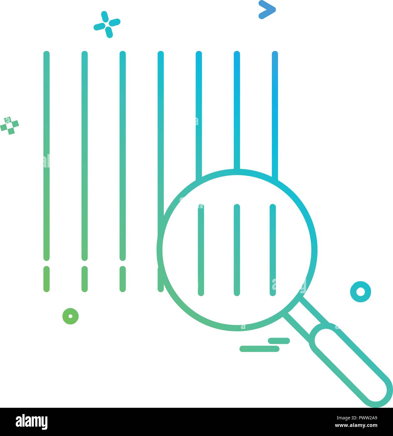 Barcode icon design vector Stock Vector Image & Art - Alamy