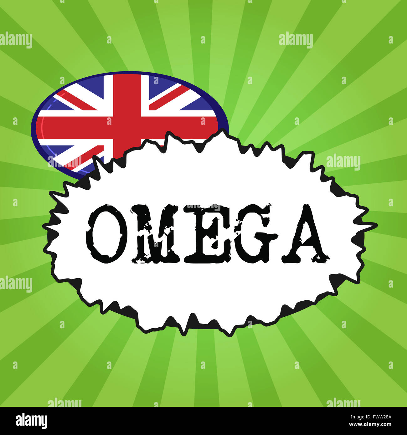 Handwriting text writing Omega. Concept meaning Class of essential ...