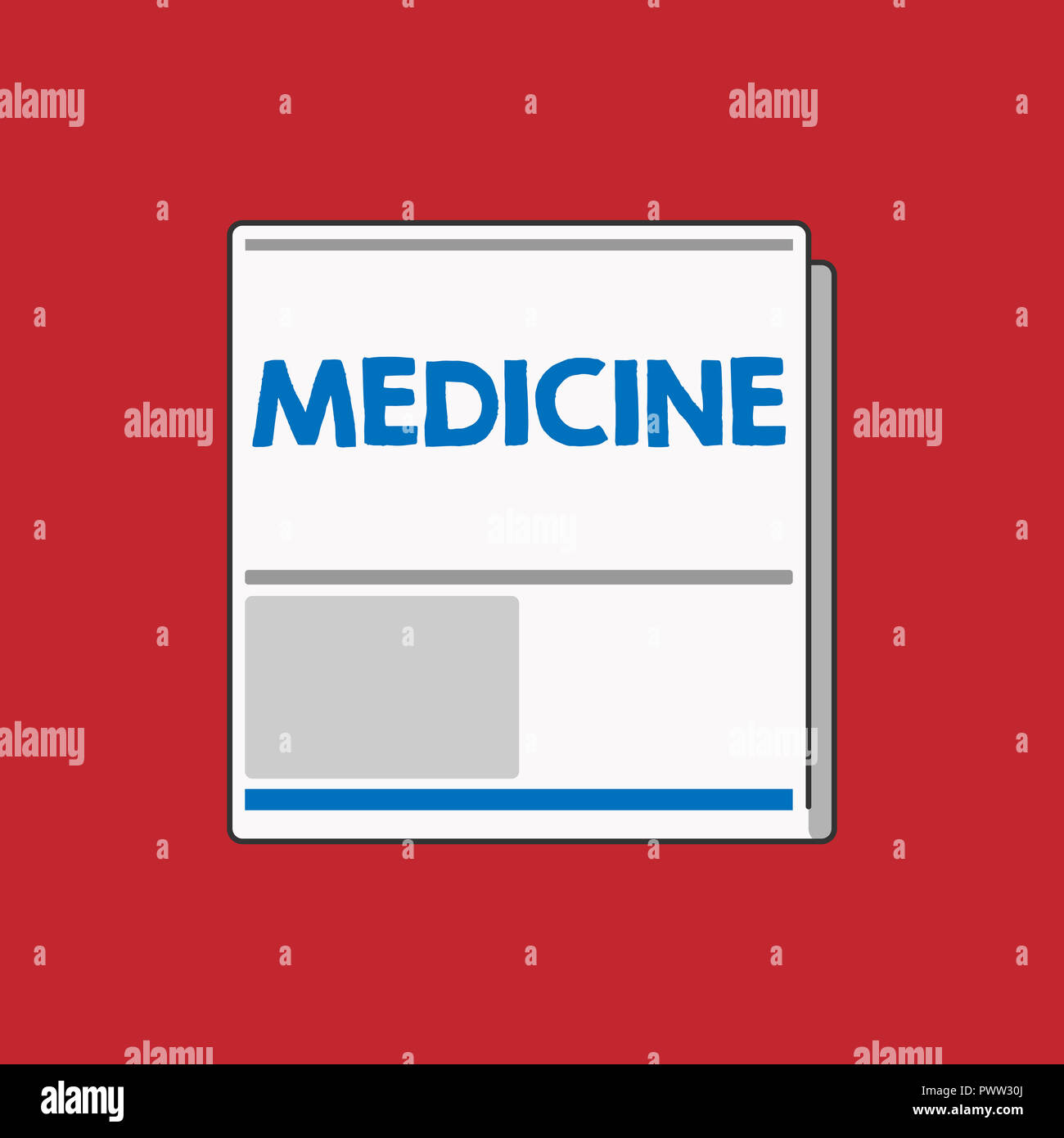 Writing note showing Medicine. Business photo showcasing A substance or ...