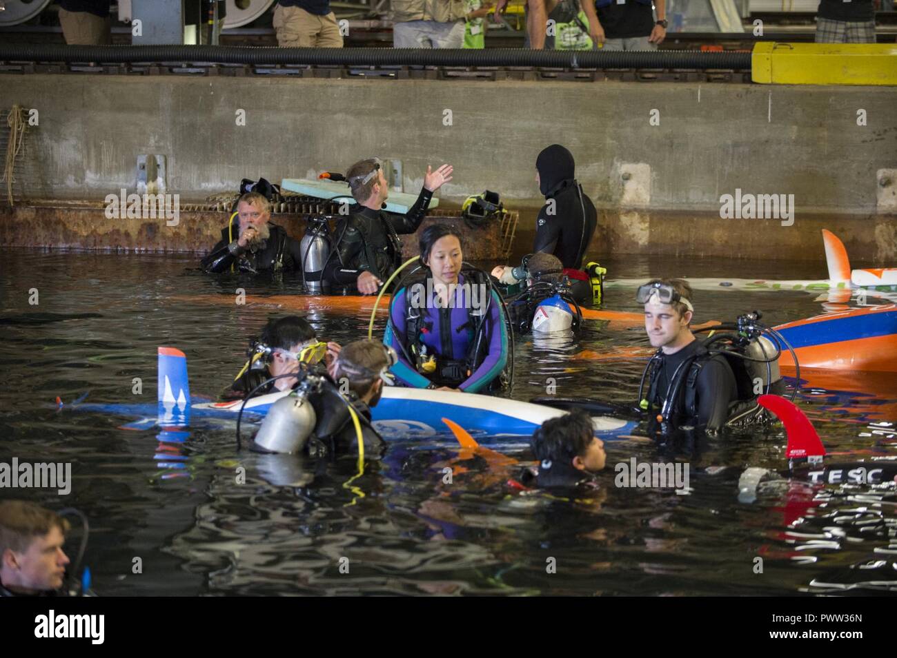 Third day of the International Human-Powered Submarine Races in the ...