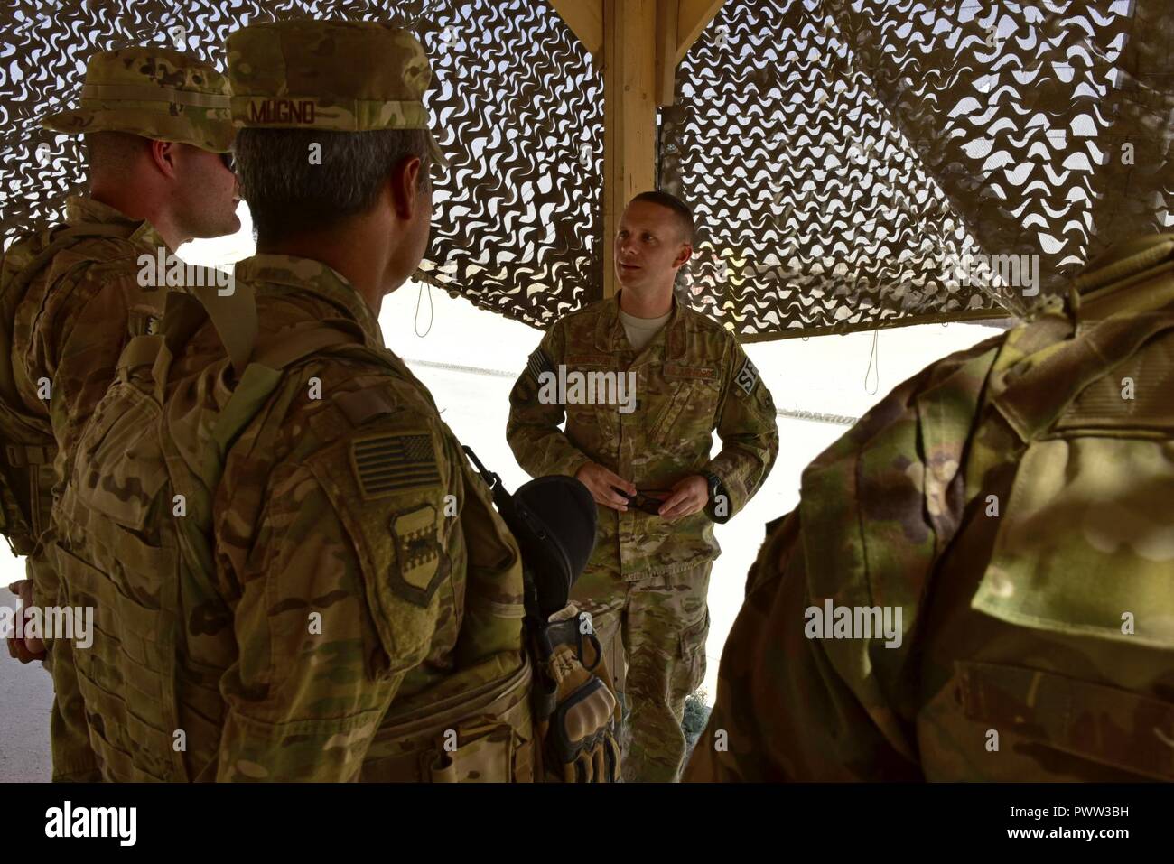 Capt. Jeffrey Robertson, 407th Expeditionary Security Forces Squadron ...
