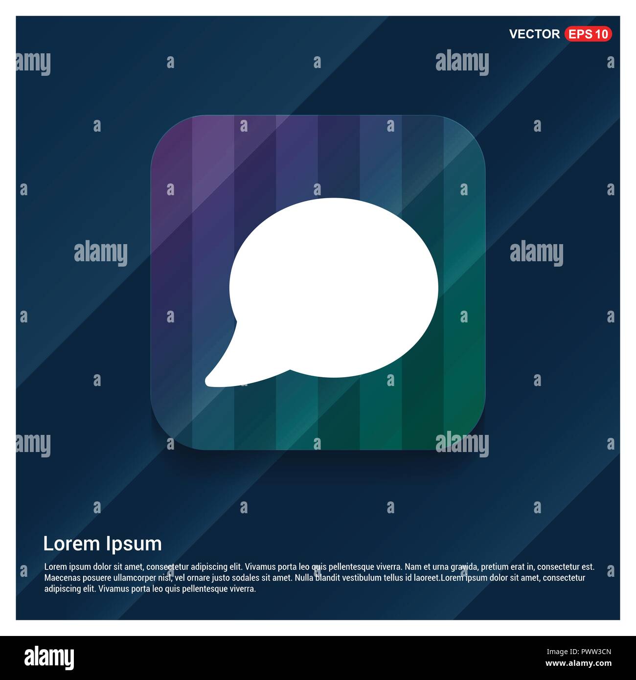 Speech bubble icon Stock Vector Image & Art - Alamy