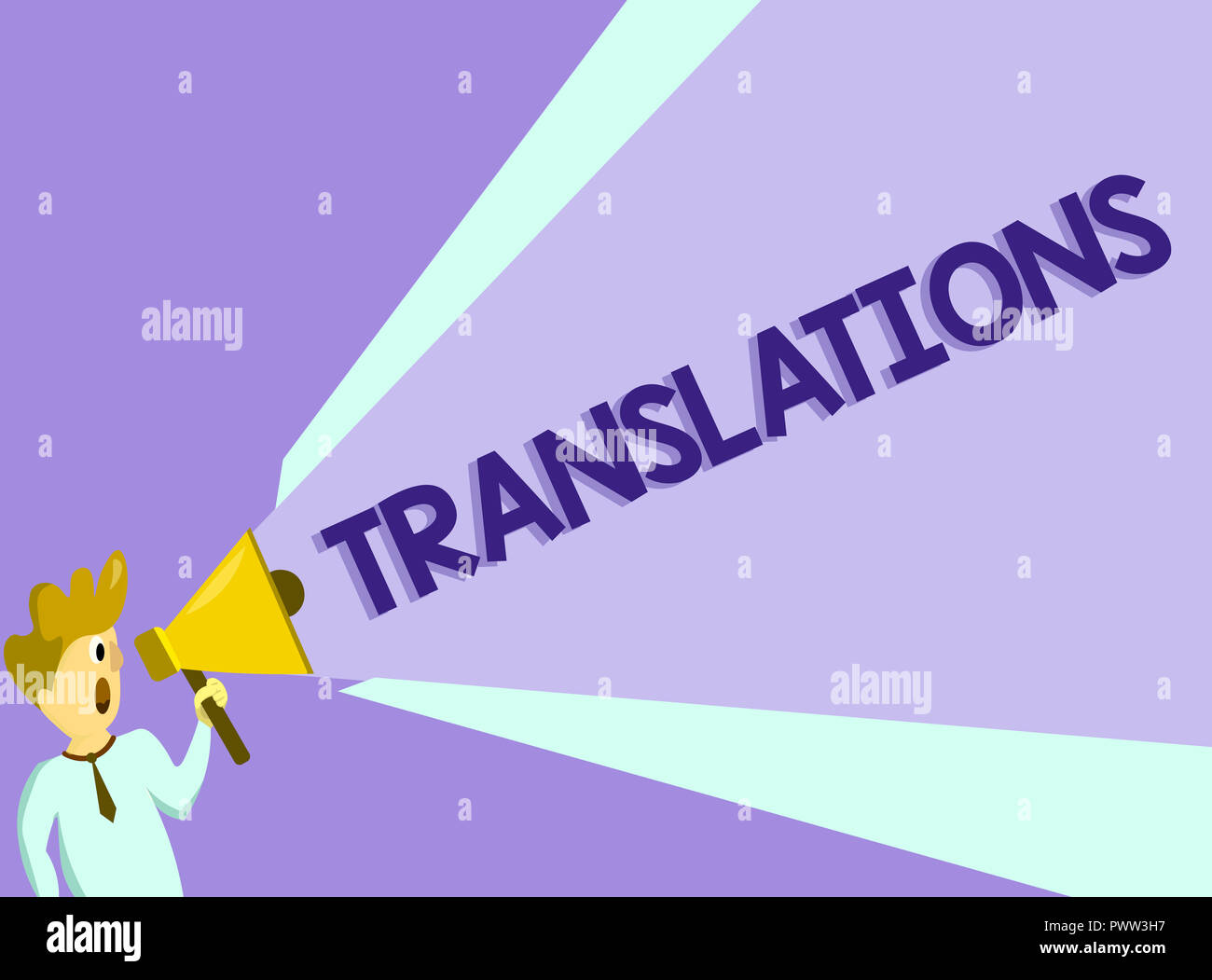 Text sign showing Translations. Conceptual photo Process of translating ...
