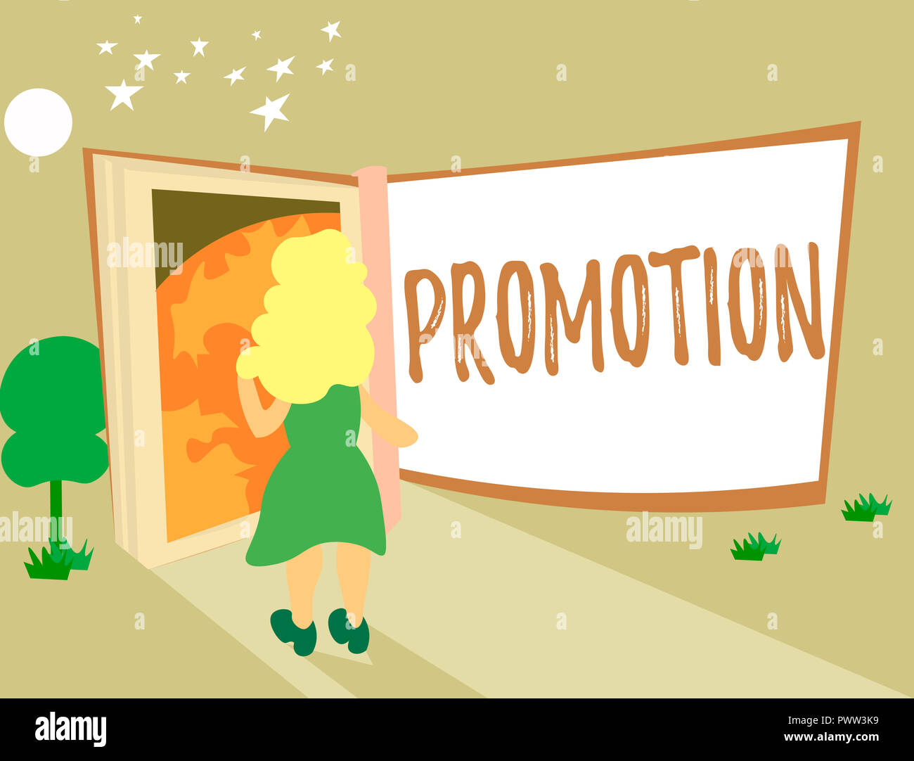 Writing note showing Promotion. Business photo showcasing Activity ...