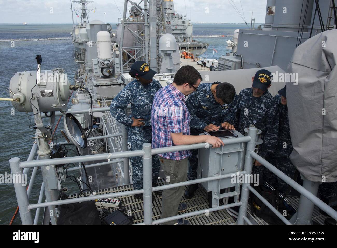NORFOLK, Va. (Jun. 19, 2017) Eric Gallo with Creative MicroSystems Corp ...