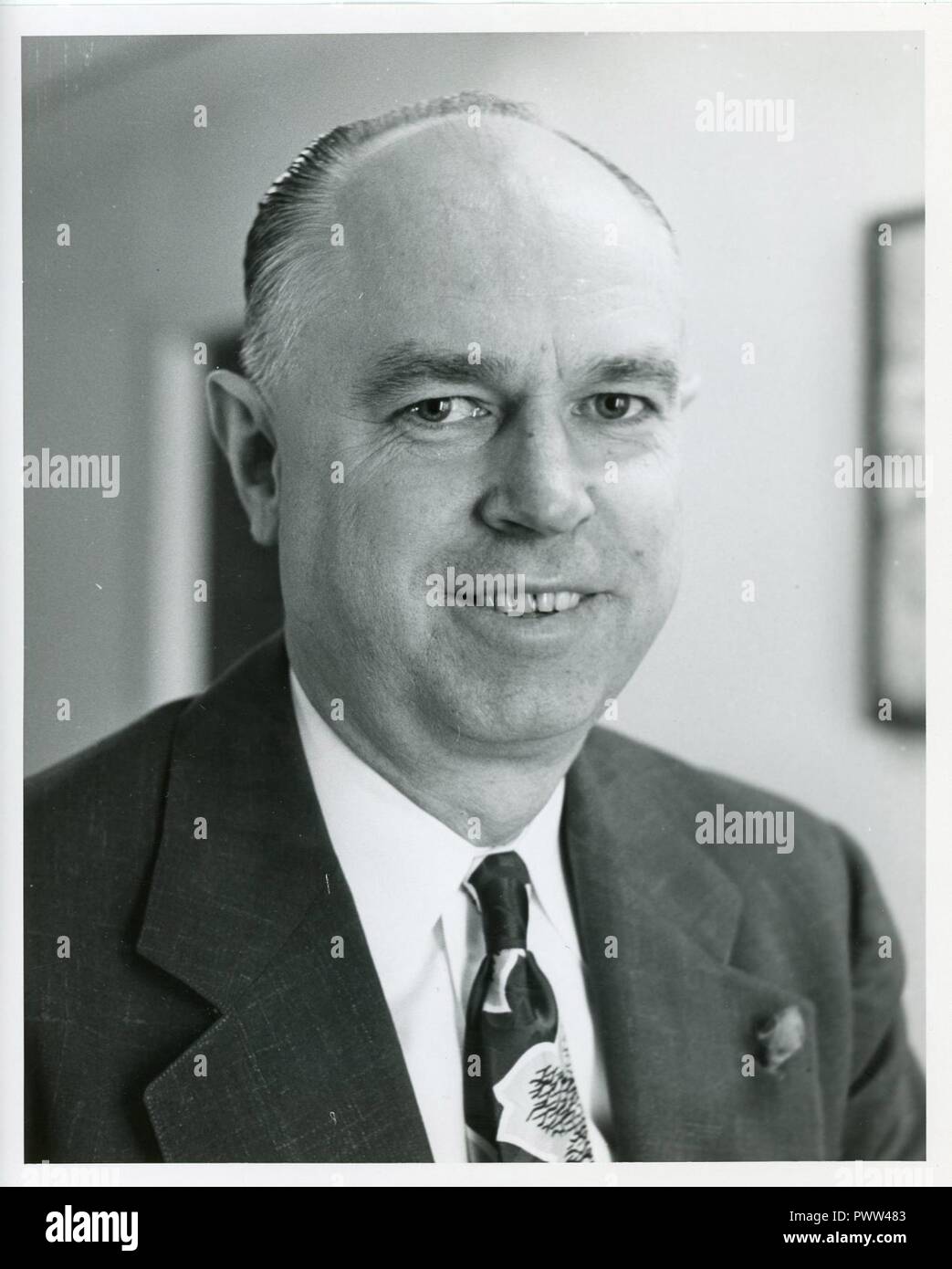 A PHOTO OF E.D.WHITE WITH A SUIT AND TIE Stock Photo - Alamy