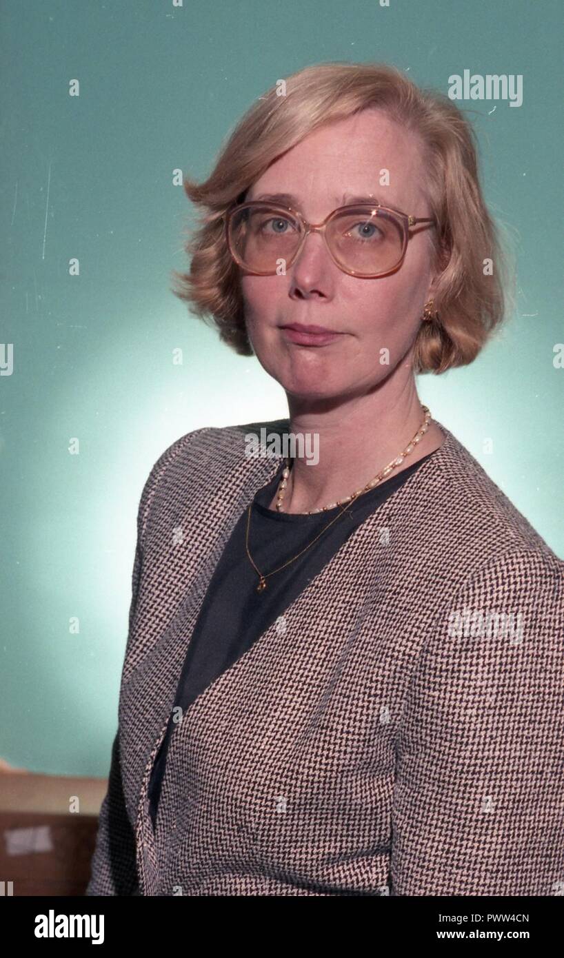 THIS IS A PHOTO JOAN WOLFE WITH HER GLASSES Stock Photo - Alamy