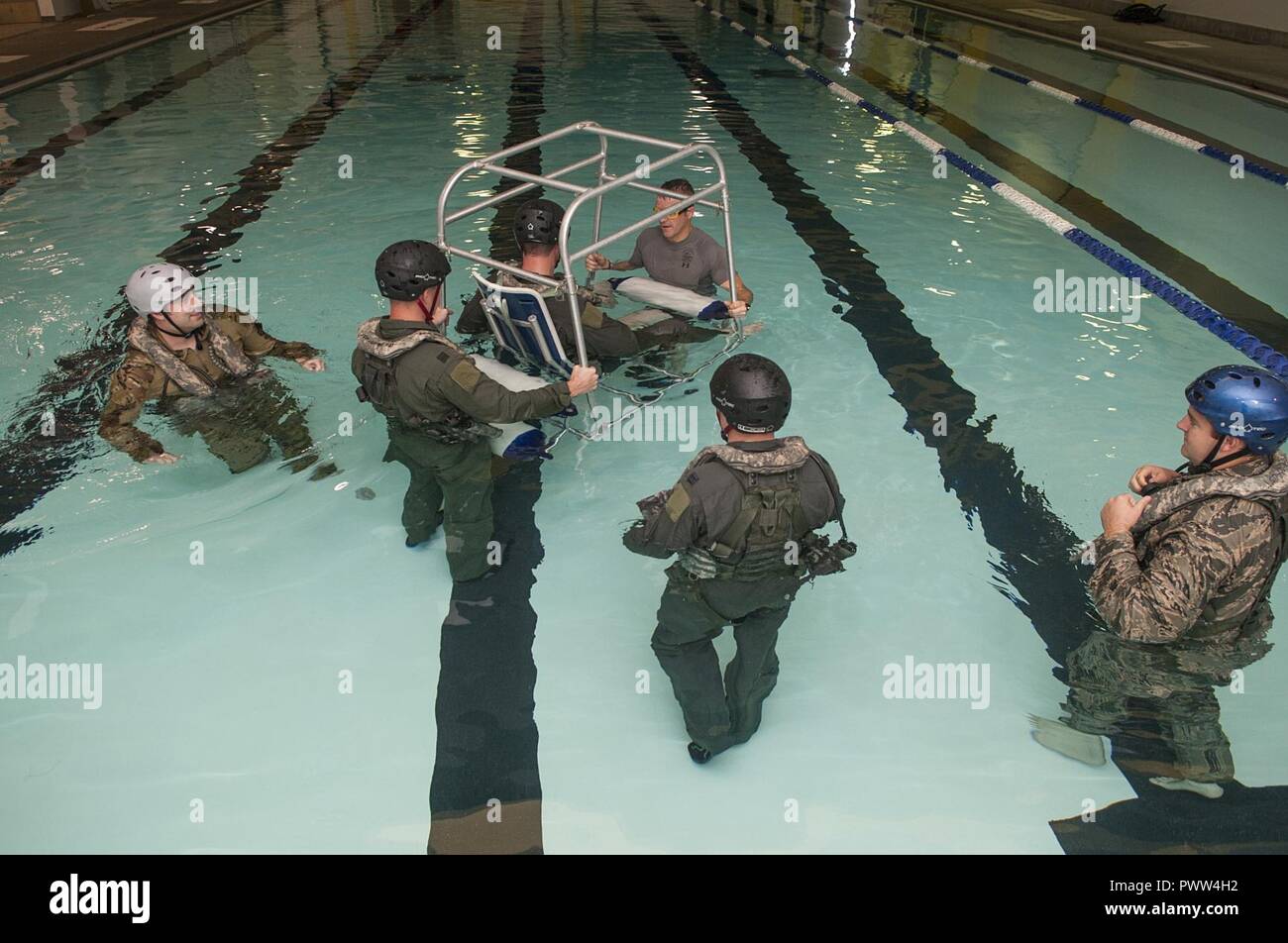 Shallow water egress trainer hi-res stock photography and images - Alamy