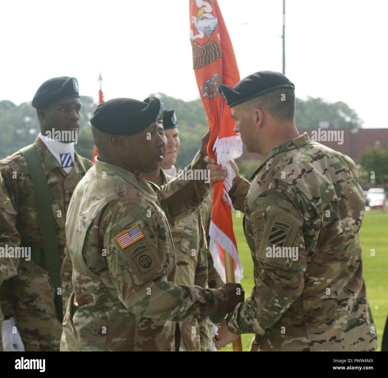 Incoming 123rd Division Signal Battalion, 3rd Infantry Division ...