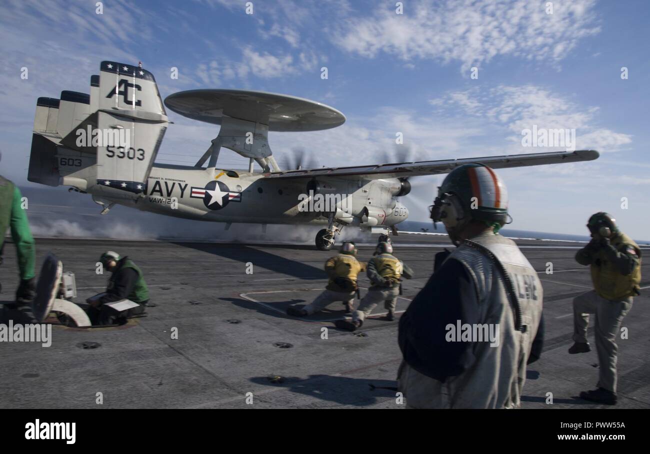 ATLANTIC OCEAN (June 26, 2017) An E2-C Hawkeye assigned to the ...