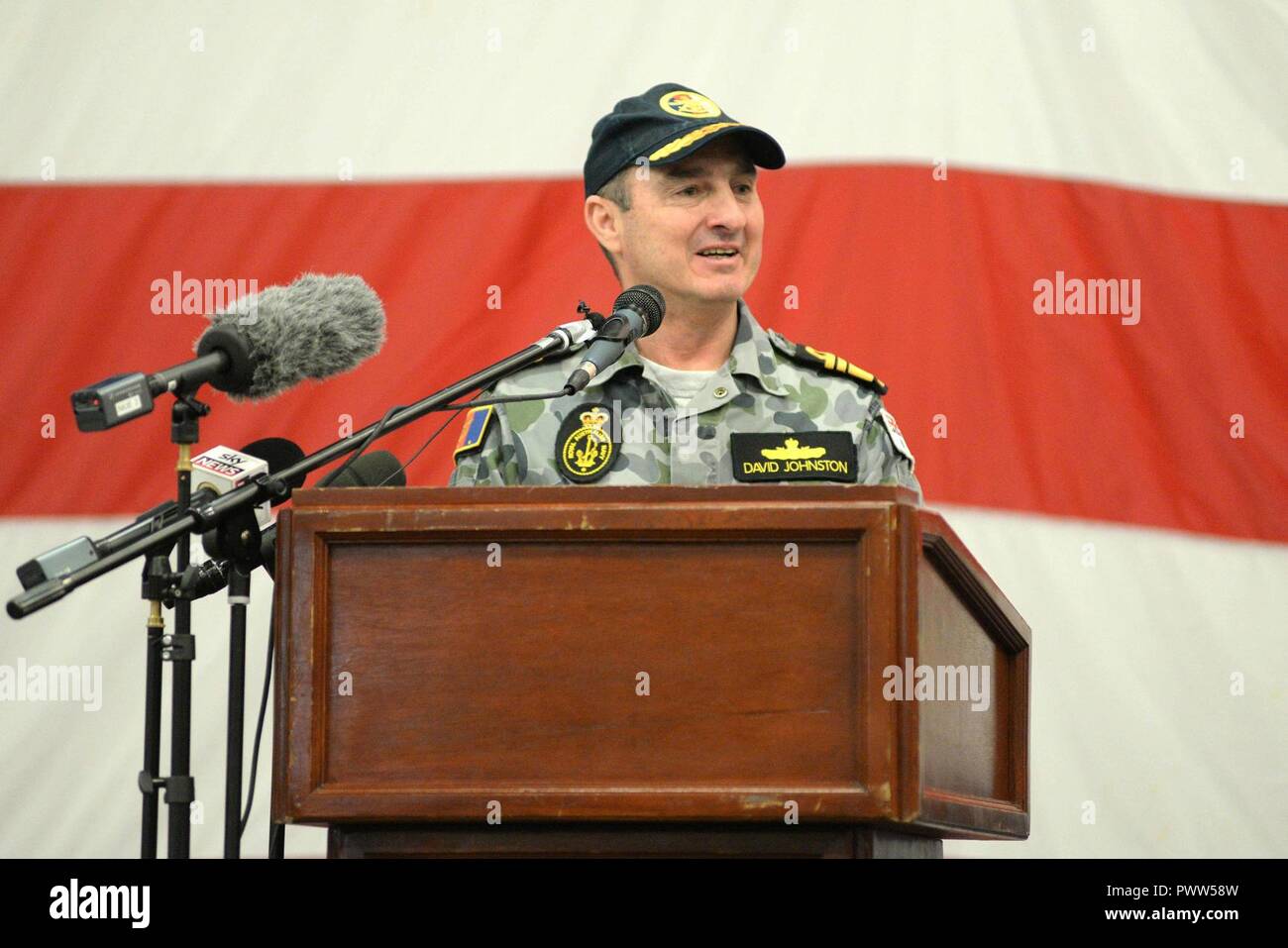 CORAL SEA (June 29, 2017) Royal Australian Navy Vice Adm. David ...