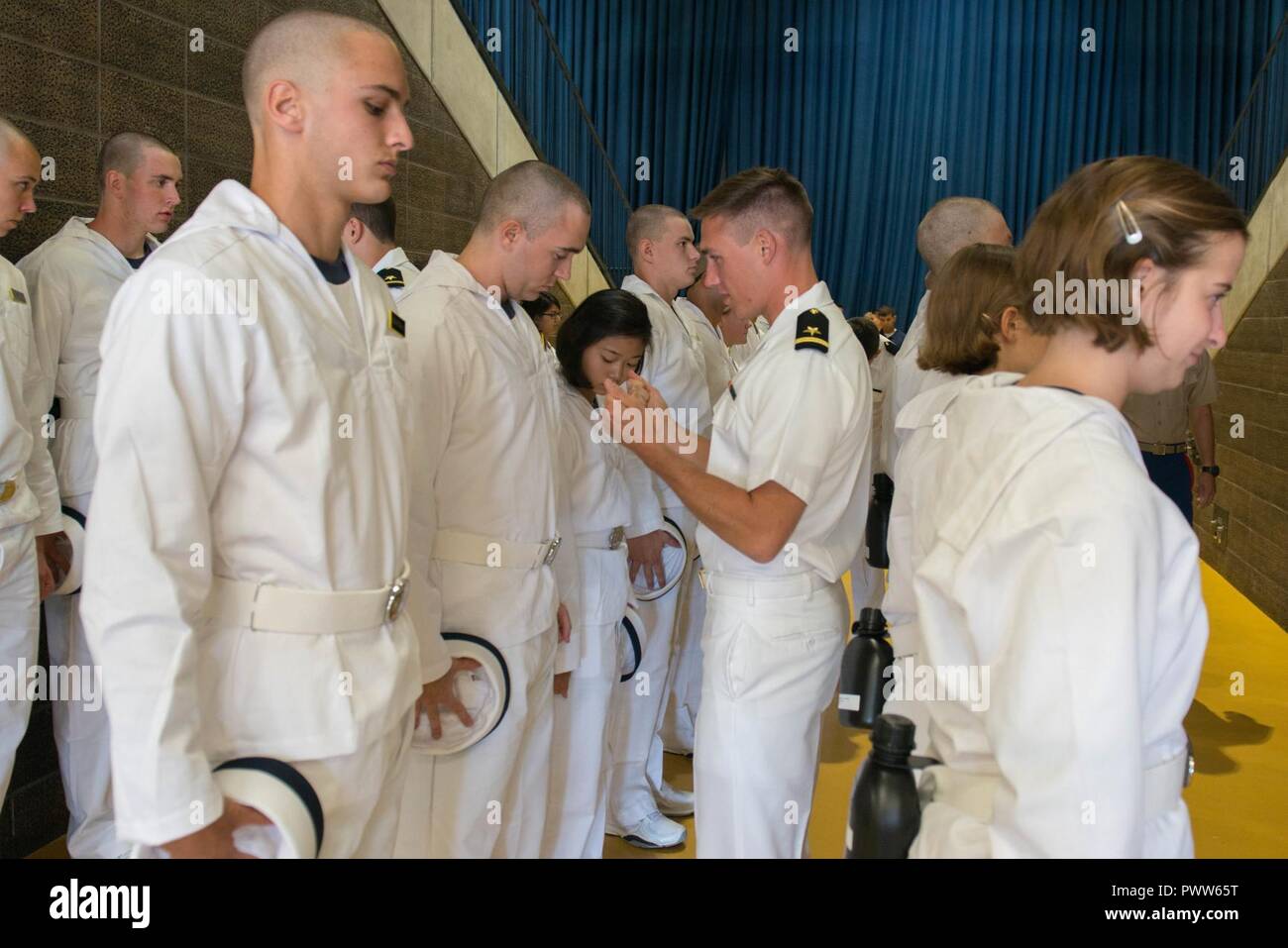 ANNAPOLIS, Md. (June 29, 2017) Newly graduated Ensigns from the United ...