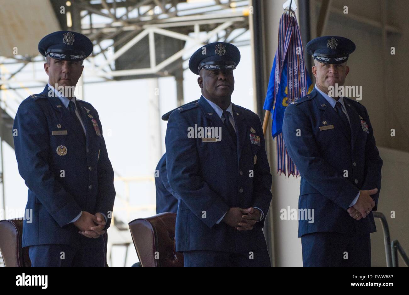 U.S. Air Force Col. John Klein, commander, 60th Air Mobility Wing ...
