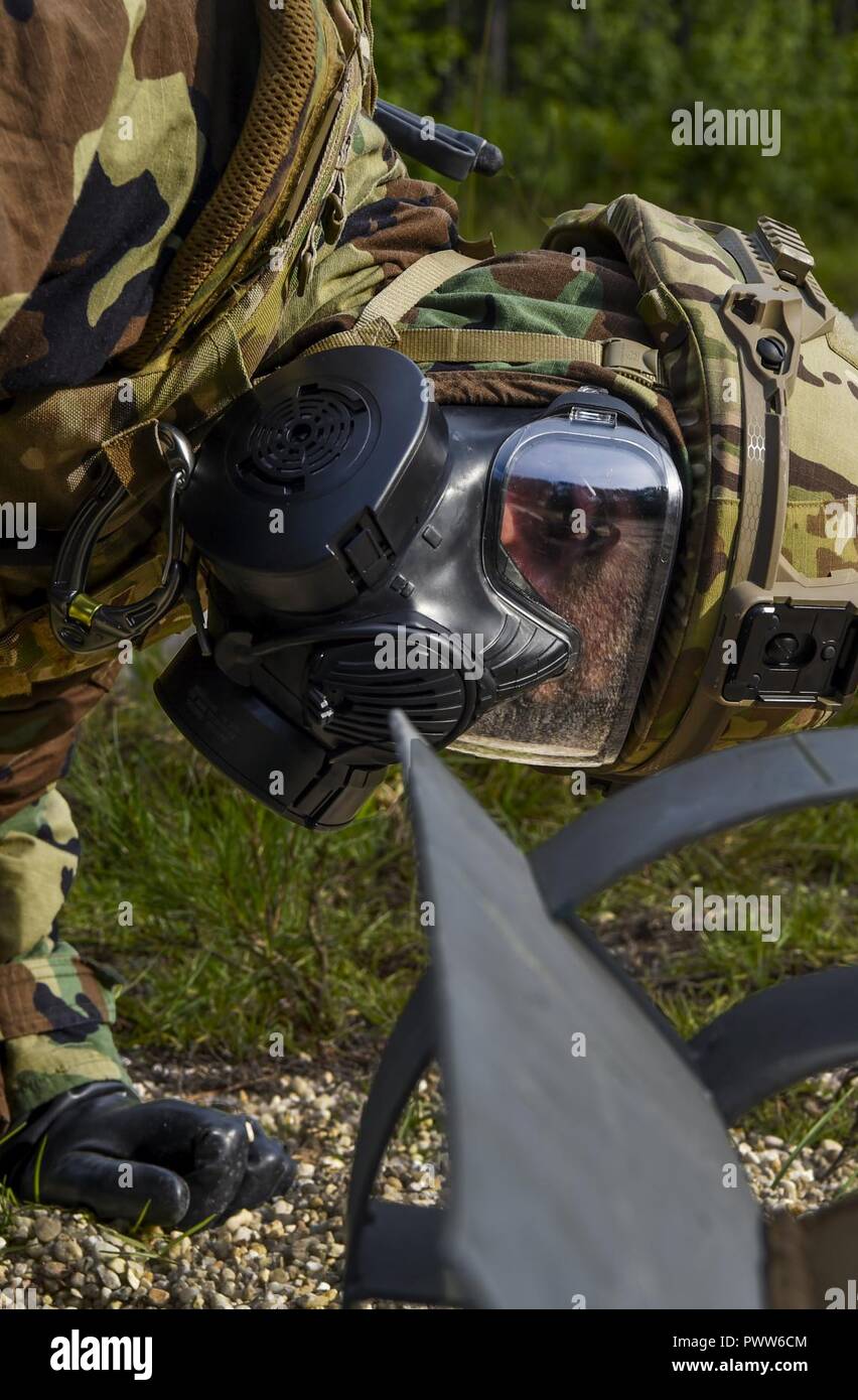 Senior Airman Dylan Babb, 628th Civil Engineer Squadron explosive ...