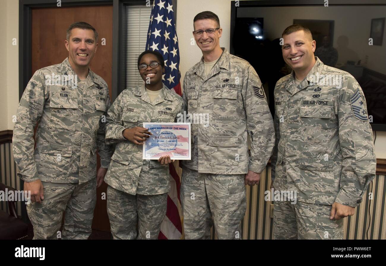 Col. John Klein, 60th Air Mobility Wing commander, and Chief Master Sgt ...