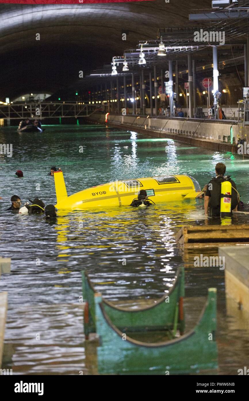 Fourth day of the International Human-Powered Submarine Races in the ...