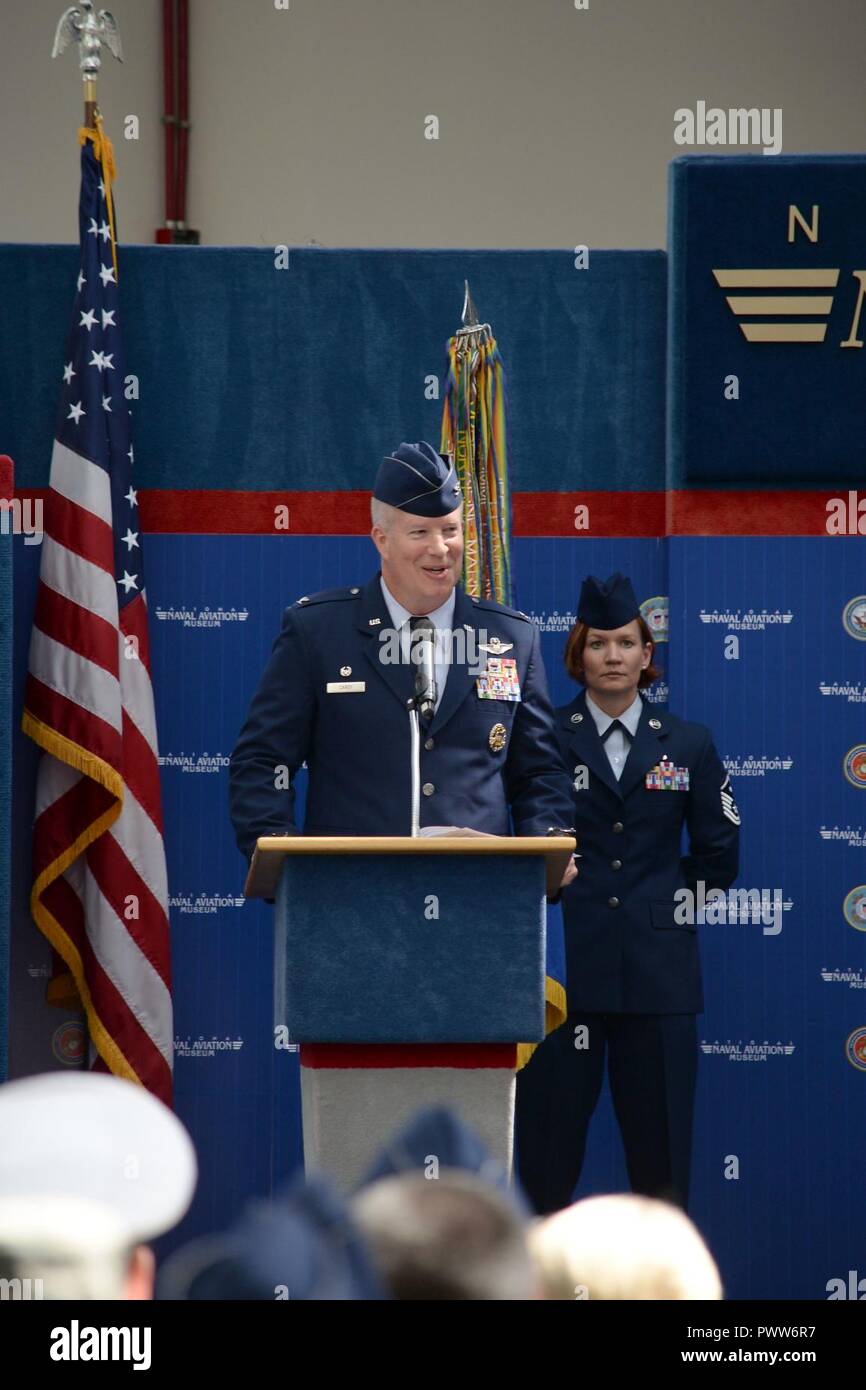 Col. Joel Carey, 12th Flying Training Wing commander, provides opening ...