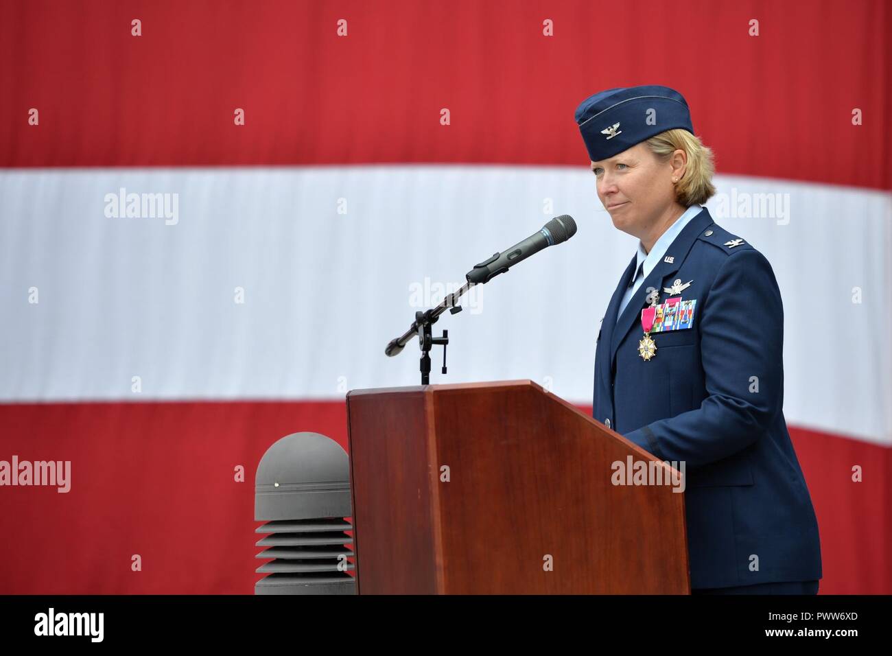 Col. DeAnna Burt, former 50th Space Wing commander, relays her final ...