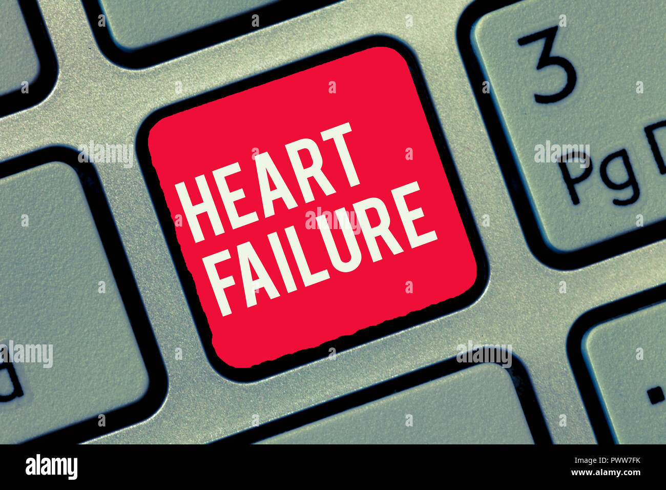 Word writing text Heart Failure. Business concept for Failure of the ...