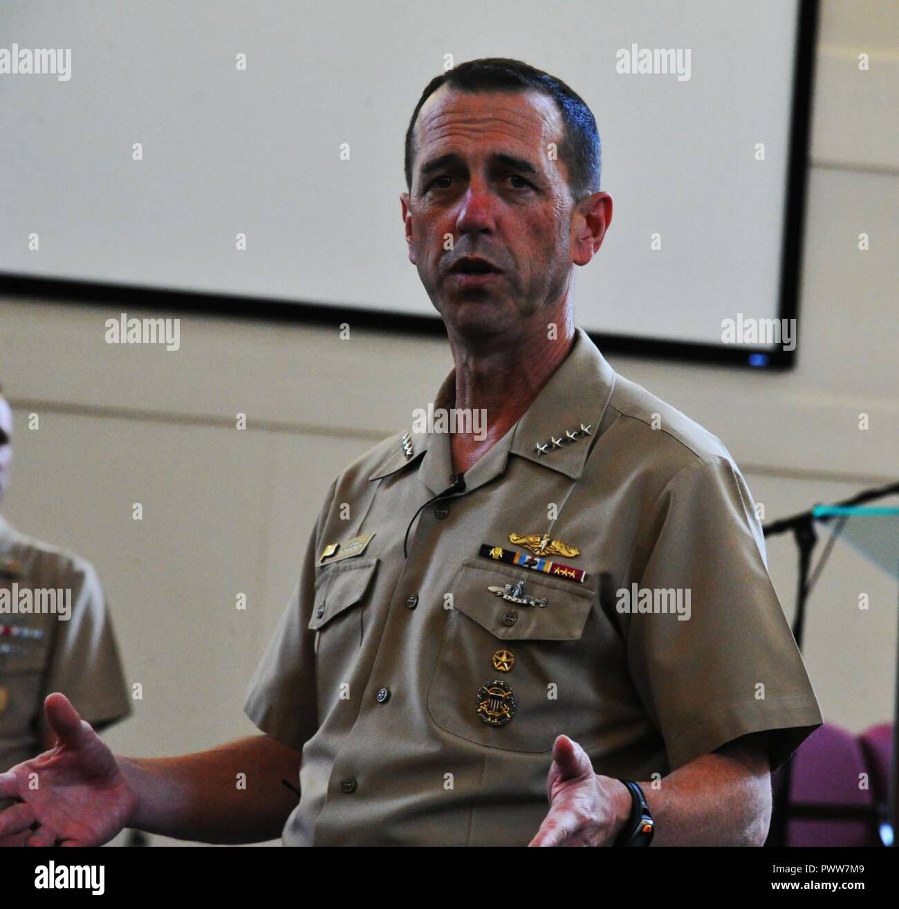 GREAT LAKES, Il. (June 29, 2017) Chief of Naval Operations, Admiral ...