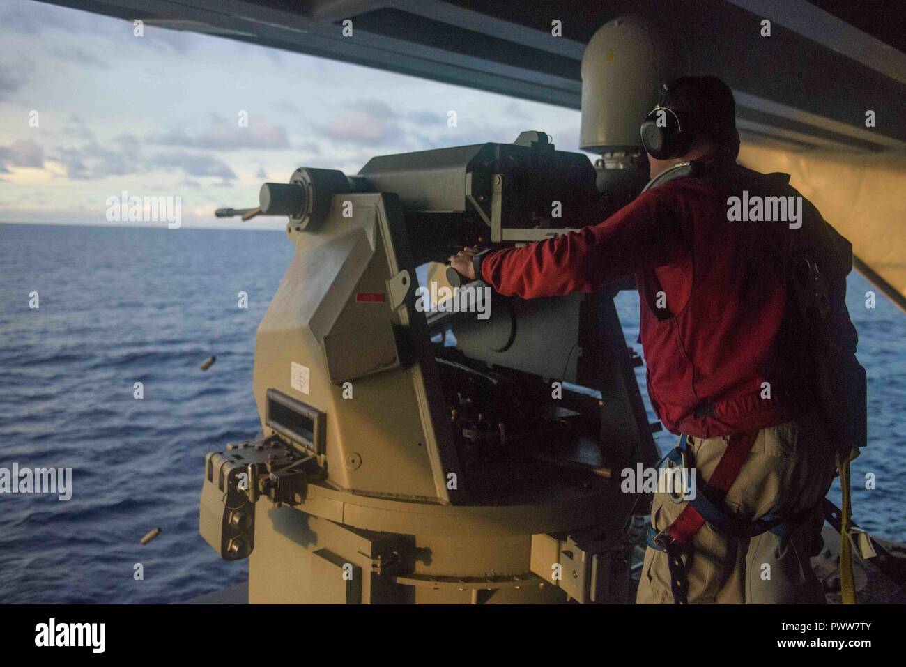 SOUTH PACIFIC (June 29, 2017) Capt. Paul Lanzilotta, executive officer ...