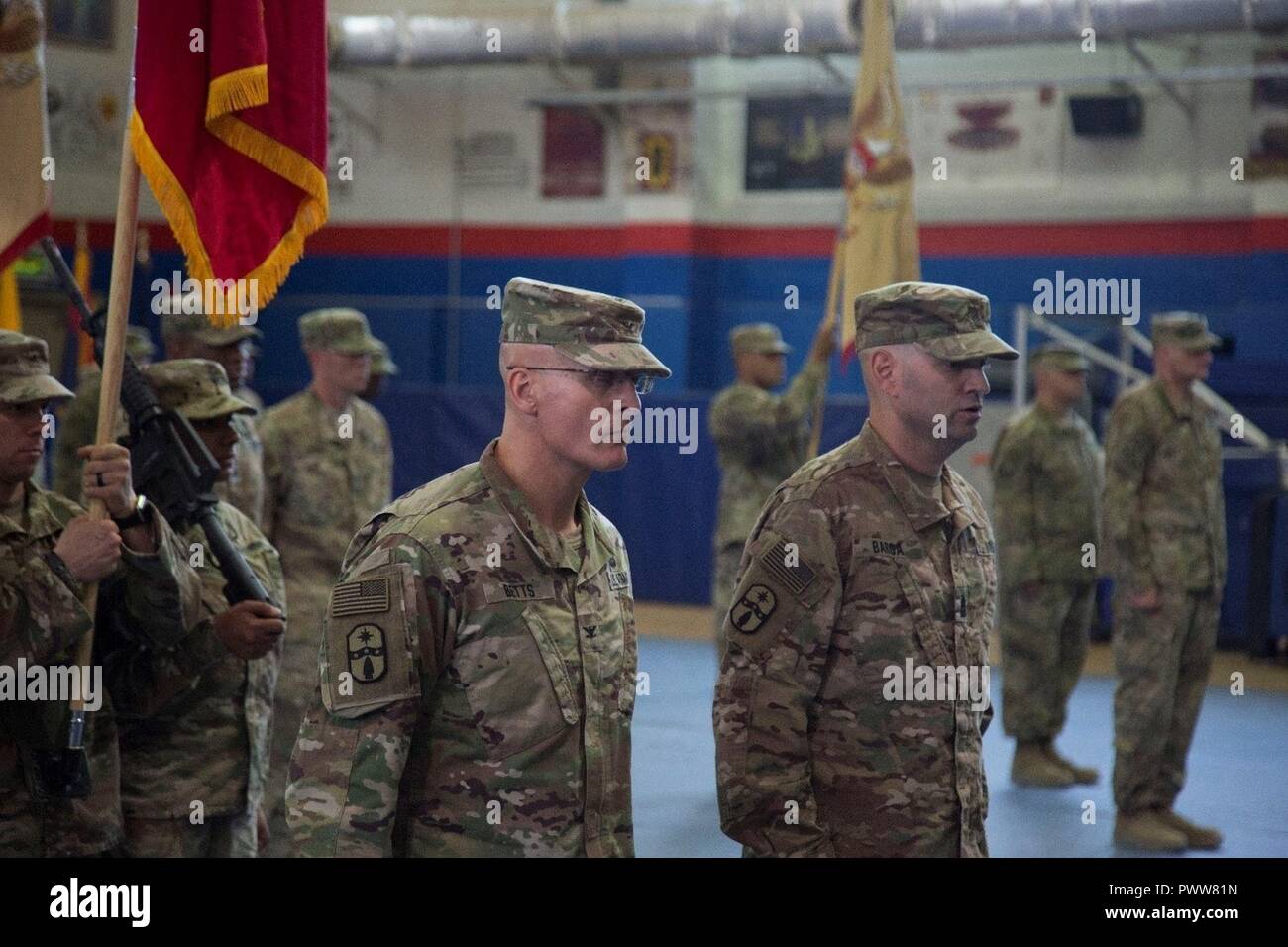 Col. Gregory J. Betts and Command Sgt. Maj. Scott M. Barge, the leaders ...