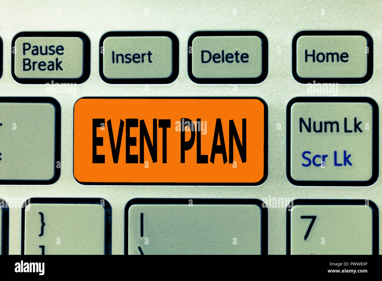 Word writing text Event Plan. Business concept for Process of ...