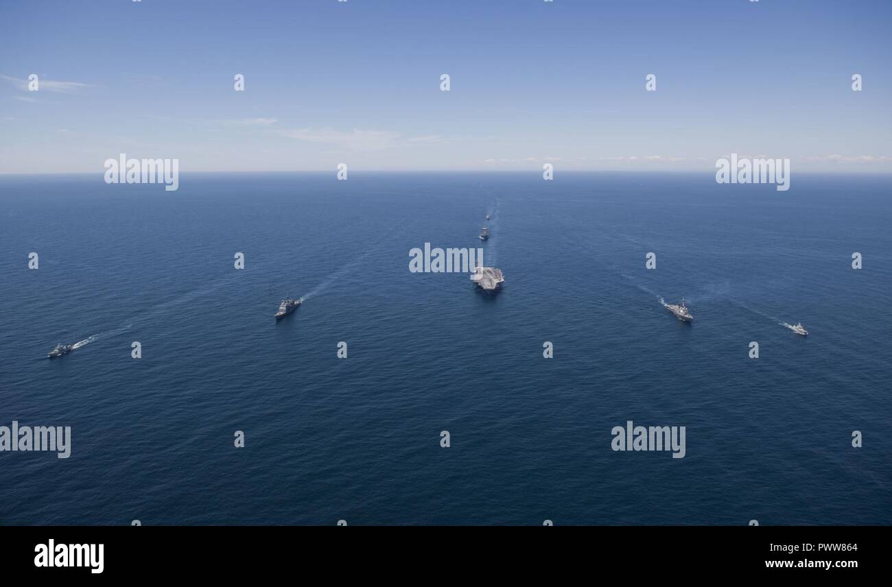 ATLANTIC OCEAN (June 27, 2017) The aircraft carrier USS Dwight D ...