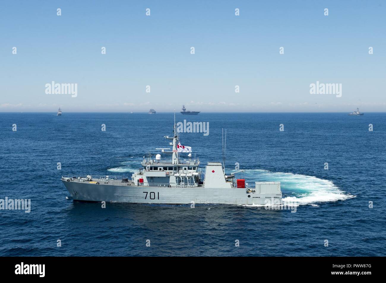 ATLANTIC OCEAN (June 27, 2017) The Royal Canadian Navy Kingston-class ...