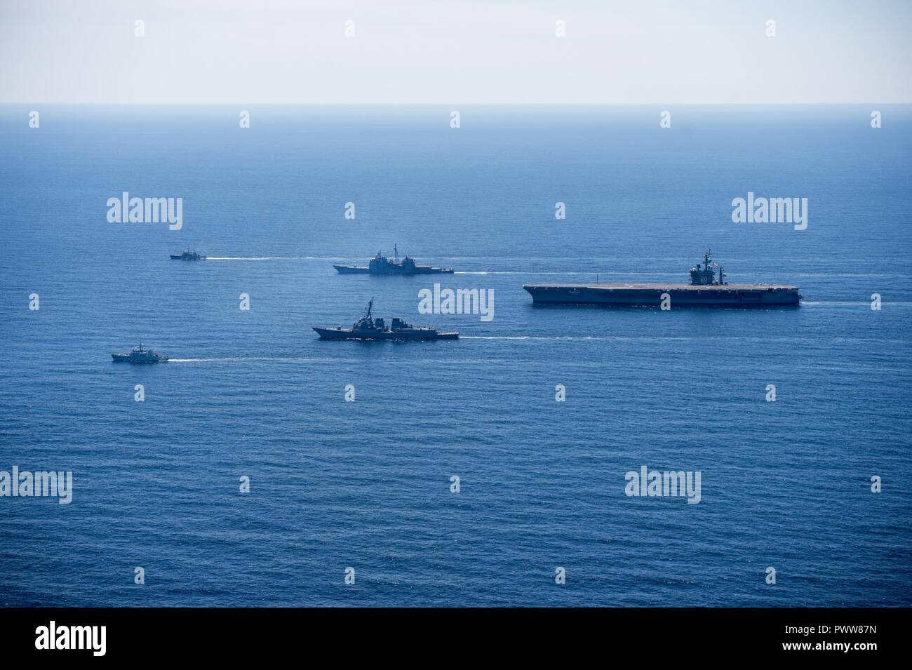 ATLANTIC OCEAN (June 27, 2017) The aircraft carrier USS Dwight D ...