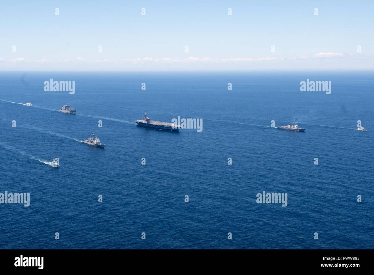 ATLANTIC OCEAN (June 27, 2017) The aircraft carrier USS Dwight D ...