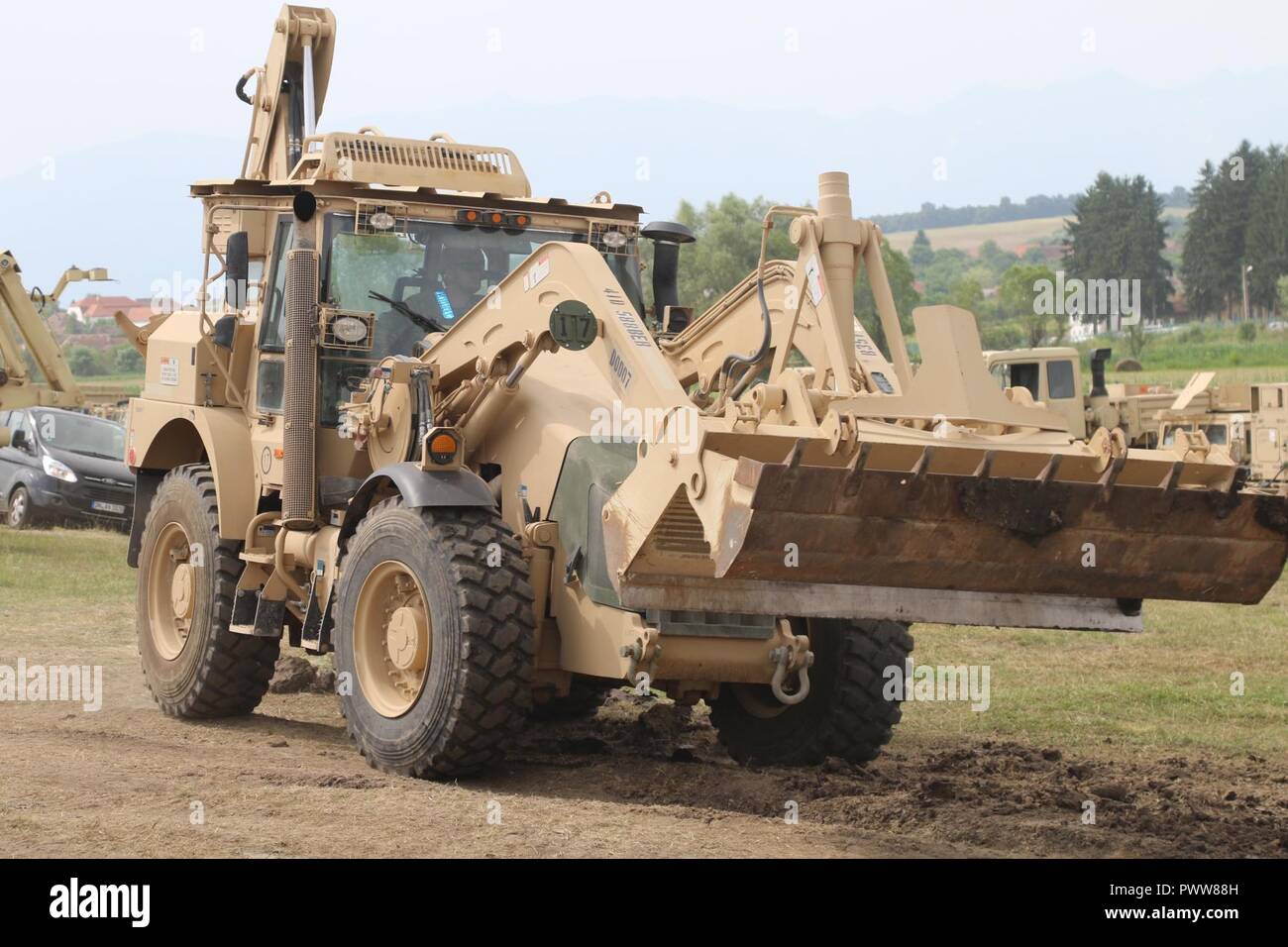 A Soldier of 588th Brigade Engineer Battalion, 3rd Armored Brigade ...