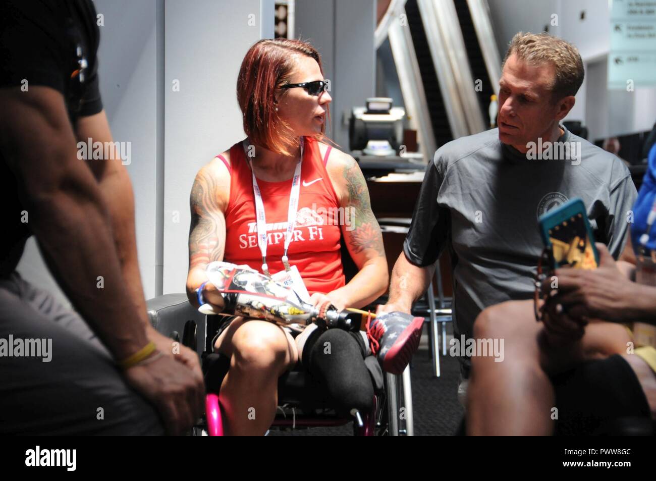 CHICAGO (July 1, 2017) - Sarah Rudder, Team Marine Corps ambassador ...