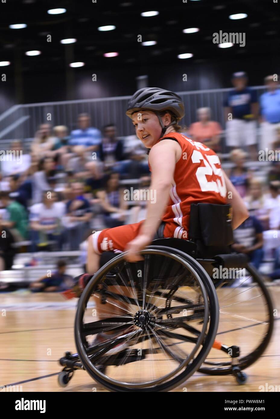 CHICAGO (July 1,2017) Corporal Rachel Wakefield, from Team Marine Corps ...