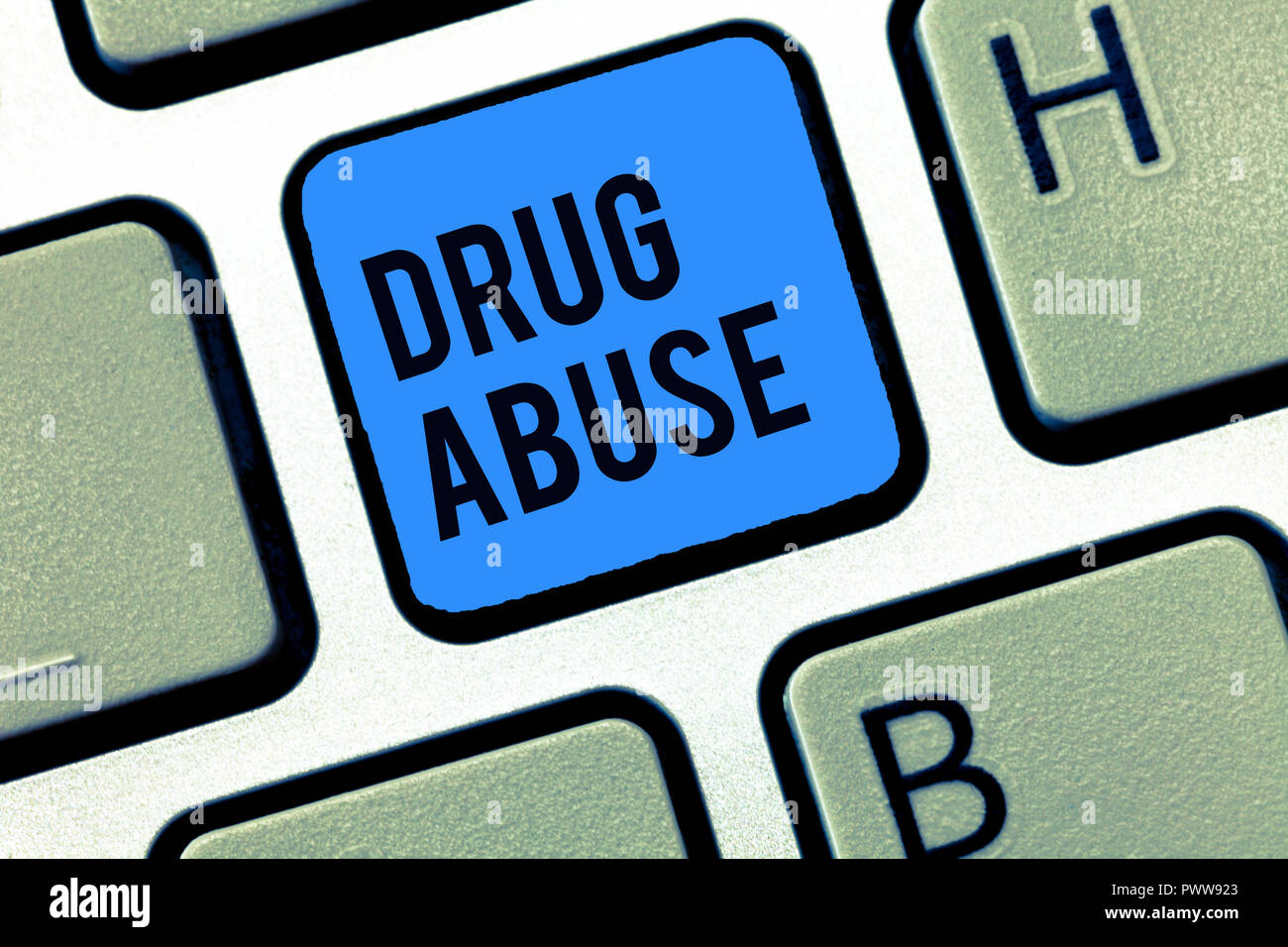 Word writing text Drug Abuse. Business concept for Compulsive drug ...