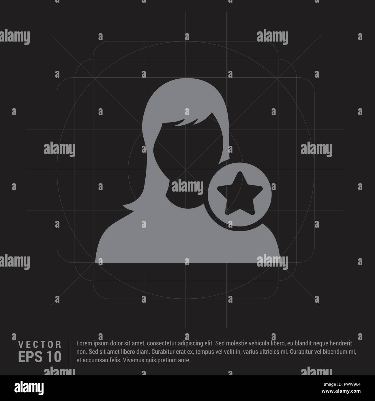 Favorite user icon Stock Vector Image & Art - Alamy