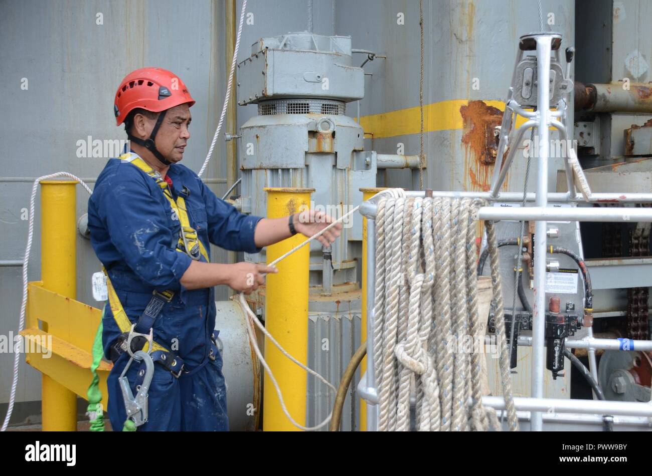 NOUMEA, New Caledonia (July 03, 2017) Nito Catunao, Boatswains Mate ...